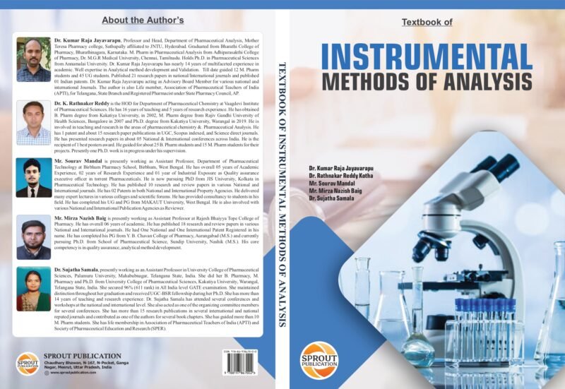 Instrumental Methods Of Analysis Sprout Publication Instrumental Methods Of Analysis Sprout Publication